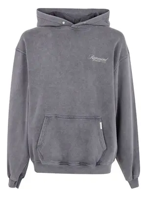 REPRESENT Owners Club Script Hoodie - Gray