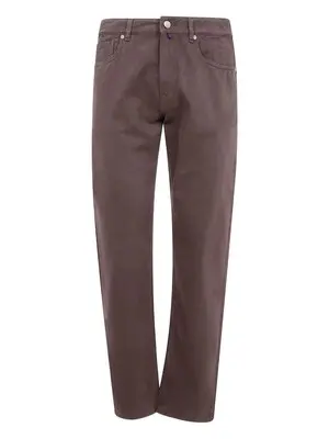 Incotex Blue Division Frill Jeans For Men