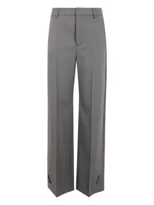 JEAN PAUL GAULTIER Tailoring Trouser With Hem Buttoning Detail - Green