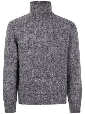 Brunello Cucinelli Turtleneck Cashmere Sweater - Gray