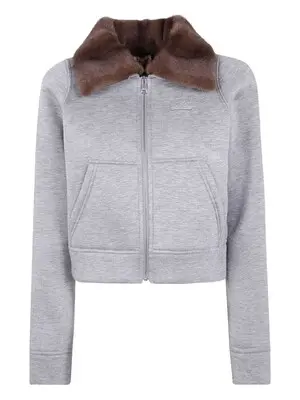 N.21 Sweatshirt With Mink Collar