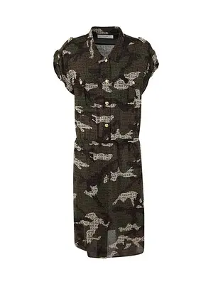 Celine Army Pockets Shirtdress