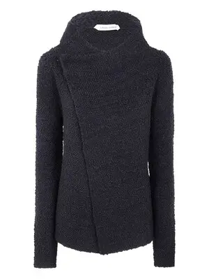 Alberta Ferretti Boucle Wool-blend Jacket