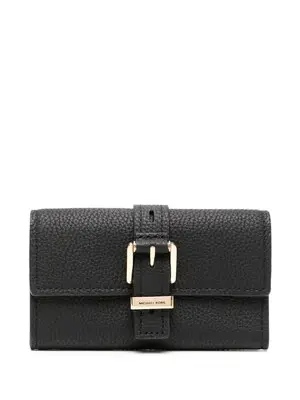 Michael Kors Nolita Medium Flap Trifold Wallet - Black