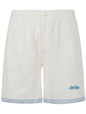 Drole De Monsieur Piqué Short - White