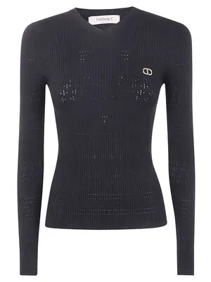 TWINSET Long Sleeve Sweater