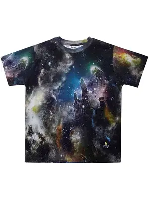MOLO Riley Space Print T-shirt - Black