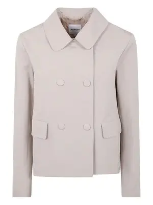 Aspesi Aranciata Double Breasted Jacket - Beige