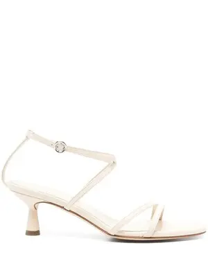 AeydĒ Maeve Nappa Leather Kitten Heel Sandal