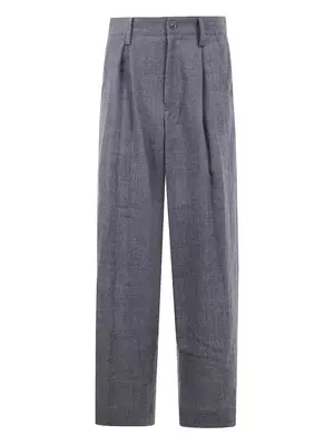 Y`S U-1 Tuck Wide Leg Pants
