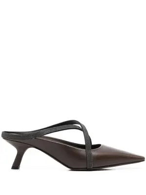 Brunello Cucinelli Square Pointed Sandals