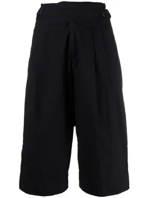 Y`S Wide-leg Cropped Trousers