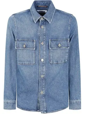 Jacob Cohen Light Jacket Denim Vintage - Blue