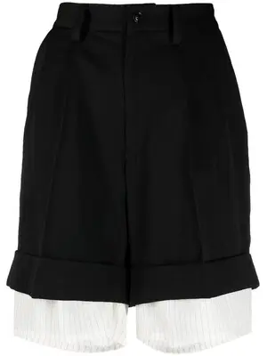 Y`S Gabardine Double Shorts