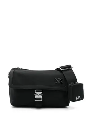Michael Kors Aviator Flap Messenger With Pouch - Black