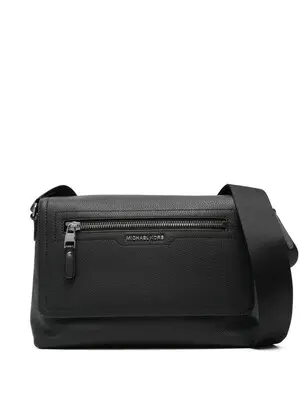 Michael Kors Hudson Small Flap Messenger Bag - Black