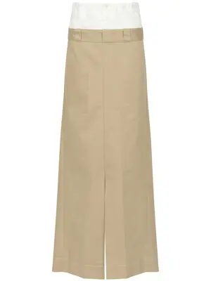 MAISON MARGIELA Double Waisted Long Skirt