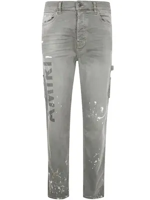 Amiri Stencil Slim Jeans