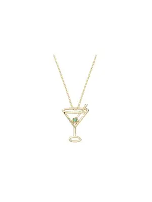 ALIITA Martini Esmeralda Necklace - Metallic