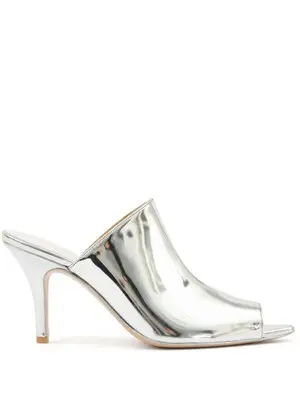Maison Margiela Silver Tone Sandals For Women