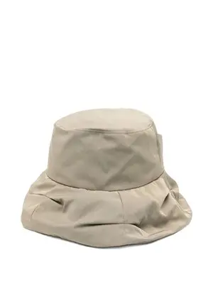 Y`S Tuck Casablanca Hat - Beige