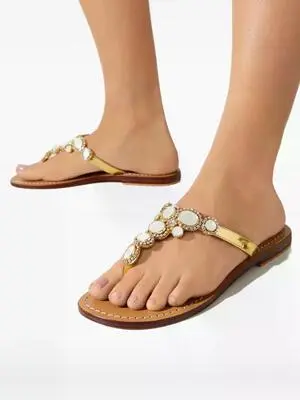 Mystique Embellished Flat Sandals