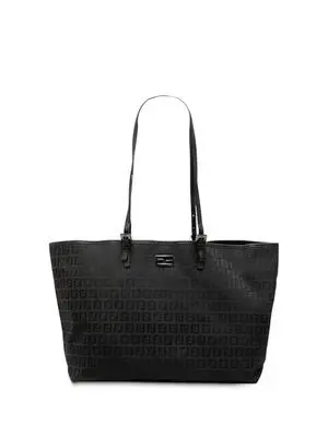 Fendi 2000-2010 Large Zucchino Canvas Tote Bag