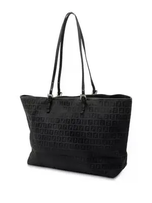 Fendi 2000-2010 Large Zucchino Canvas Tote Bag