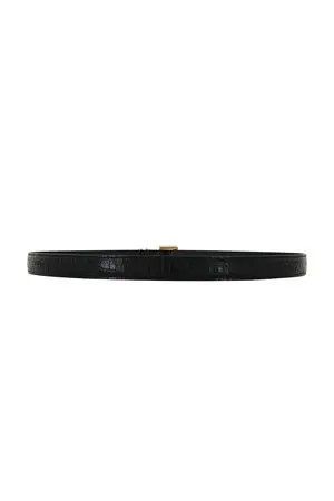 Saint Laurent Cassandre Belt - Noir