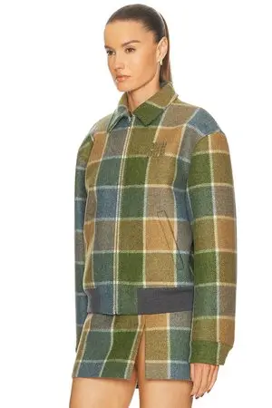 Miu Miu Check Padded Jacket
