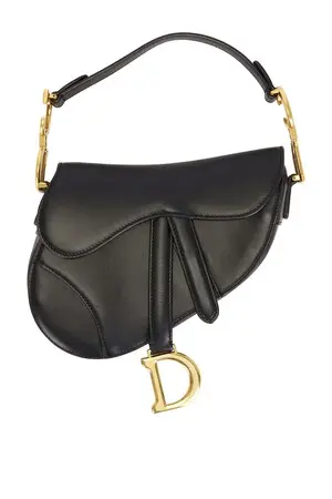 Dior Mini Saddle Bag - Black