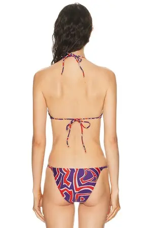 Emilio Pucci Bra Bikini Top - Multicolor