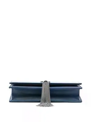Saint Laurent 2017 Monogram Kate Tassel Wallet On Chain - Blue