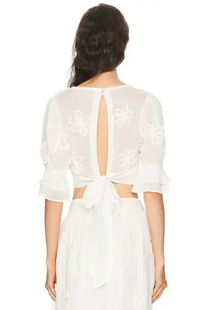 ALL THAT REMAINS Rose Dress - White