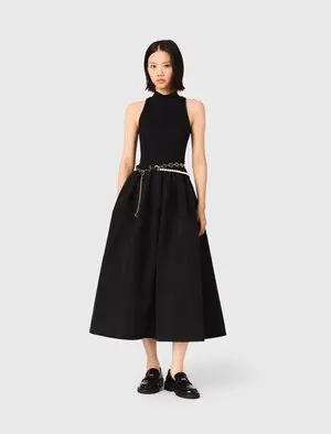 Fit & Flare Midi Dresses with Full Skirt