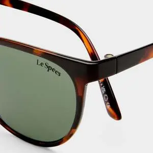 Le Specs Invincible Round Frame Sunglasses - Tort