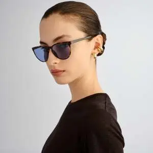 Le Specs Invincible Round Frame Sunglasses - Tokyo Tort