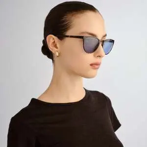 Le Specs Invincible Round Frame Sunglasses - Tokyo Tort