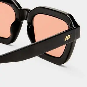 Le Specs Impossible Square Frame Sunglasses - Black