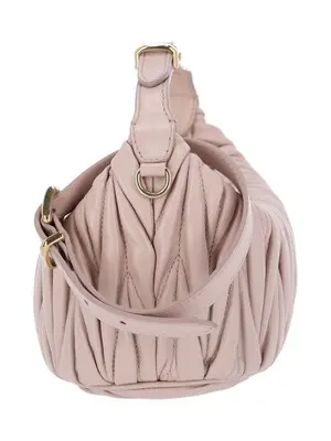 Miu Miu Matelassé Nappa Pouch - Pink