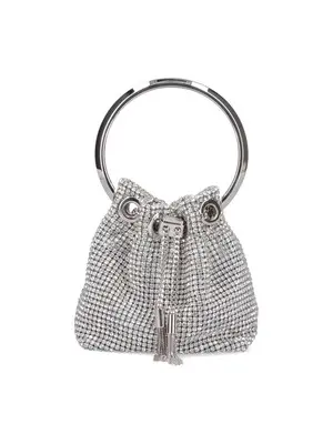 JIMMY CHOO Micro Bag "bon Bon - Silver