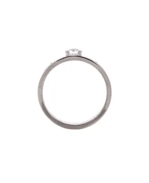 CARTIER 0.23ct Love Solitaire Ring In 18k Gold With Diamond