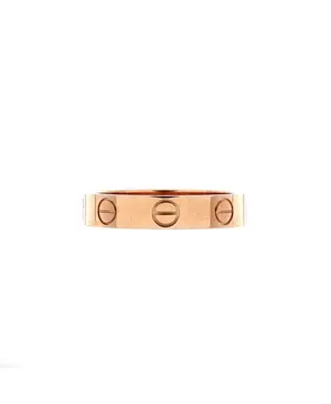 CARTIER Love Wedding Band Ring - Pink
