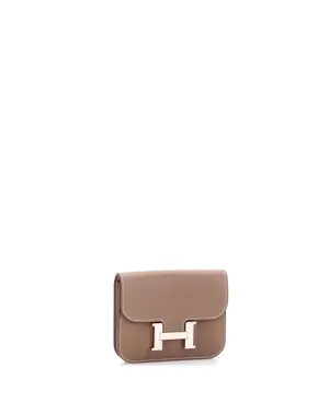 HERMES Constance Slim Wallet Evercolor