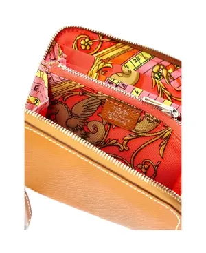 Hermès Compact Zipengo Chaine D'ancre Card Holder Leather - Brown