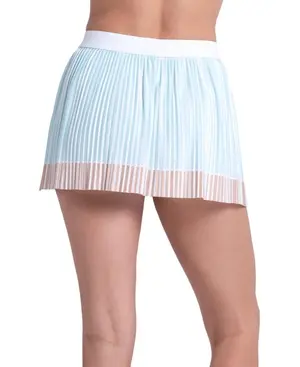 Lucky In Love Riviera Love Pleated Skirt - Wave Blue