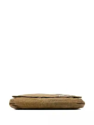 Fendi 2000-2010 Corduroy Shoulder Bag - Brown