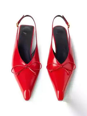 Jacquemus The Cubisto Slingback Pumps - Red