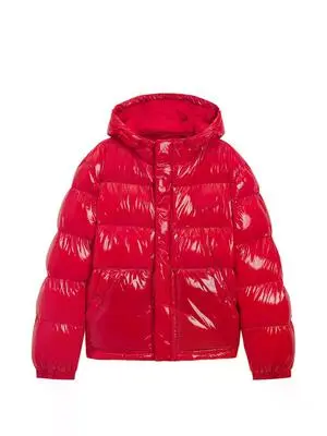 Hugo Logo-detail Padded Jacket - Red