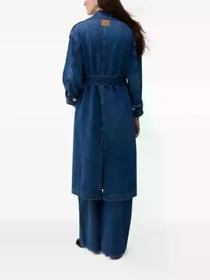 Liu Jo Denim Belted Trench Coat